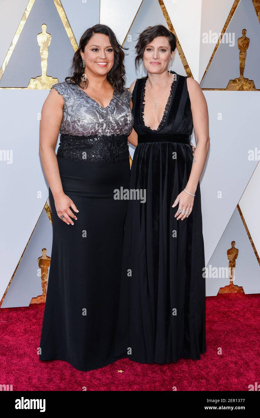 Rachel Garza and Rachel Morrison walking on the red carpet during the ...