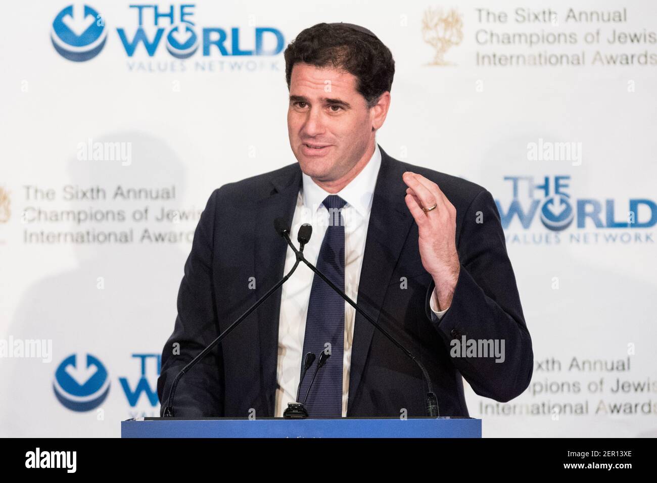 Ron Dermer, Israeli Ambassador to the United States, speaking at the ...