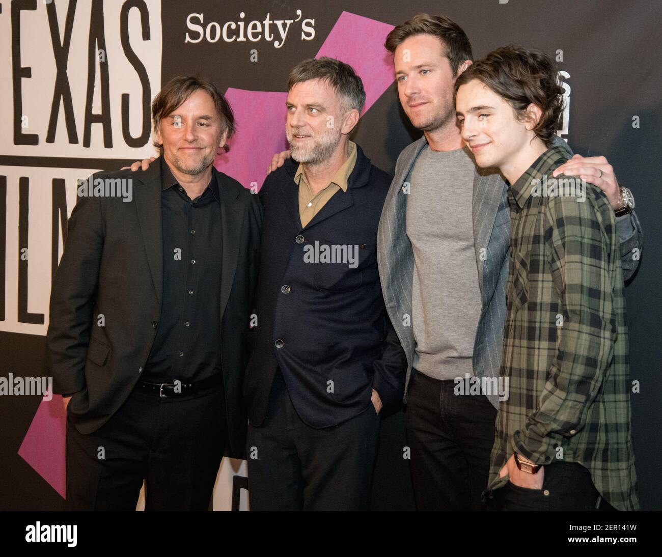 Richard Linklater, Paul Thomas Anderson, Armie Hammer and Timothee ...