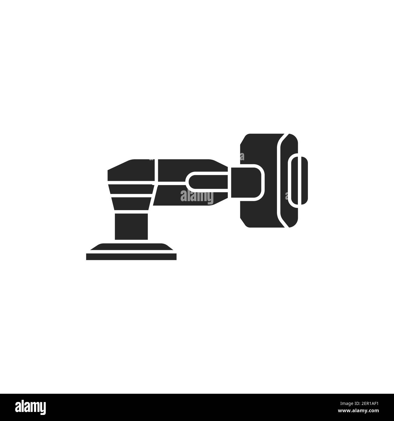 Electric sanding machine color line icon. Pictogram for web page ...