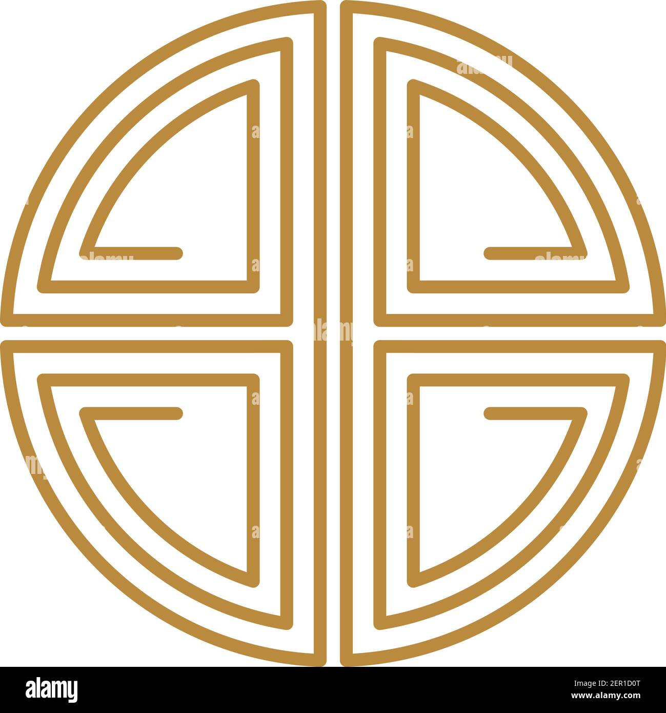 Chinese round frame and outline elements. Oriental decorations Stock ...