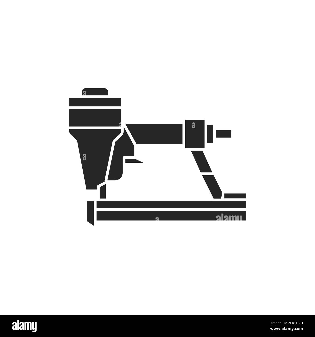 Electric staple gun color line icon. Pictogram for web page, mobile app ...