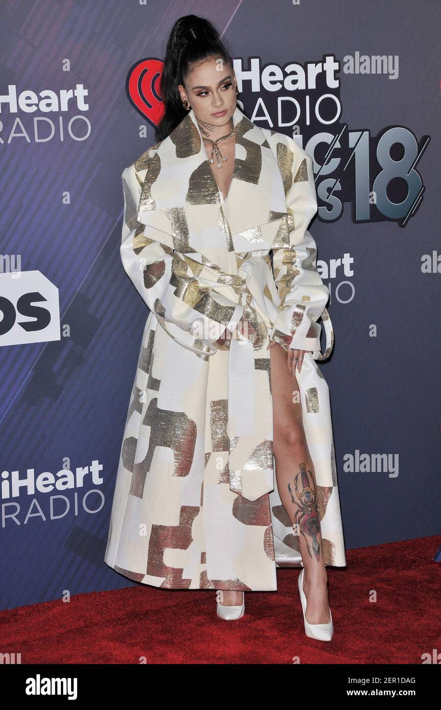 Kehlani at the 2018 iHeartRadio Music Awards held at The Forum on March ...