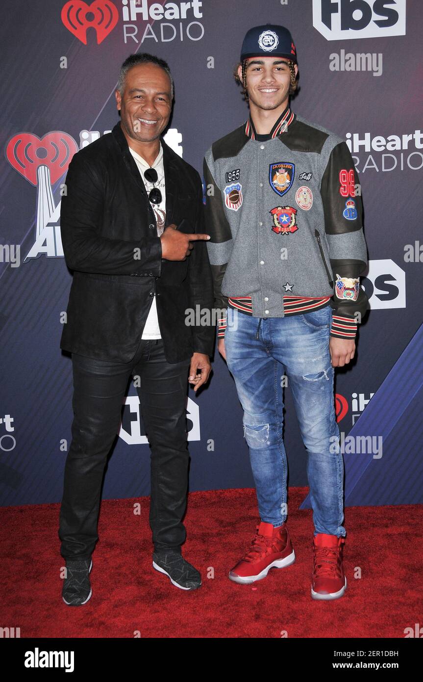Ray Parker Jr. and Jericho Parker at the 2018 iHeartRadio Music Awards ...