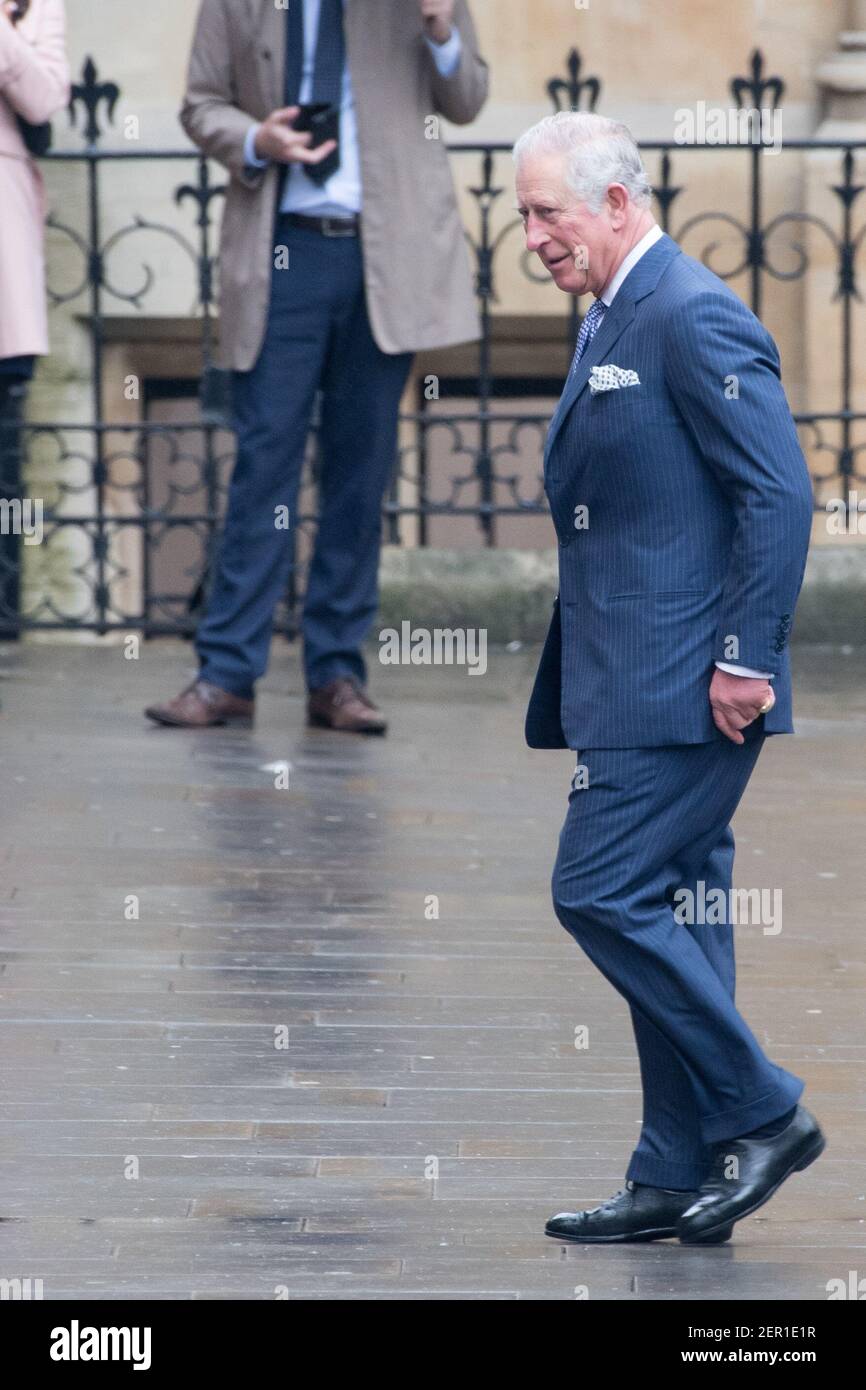 Prince Charles during the Commonwealth Service at Westminster Abbey on ...