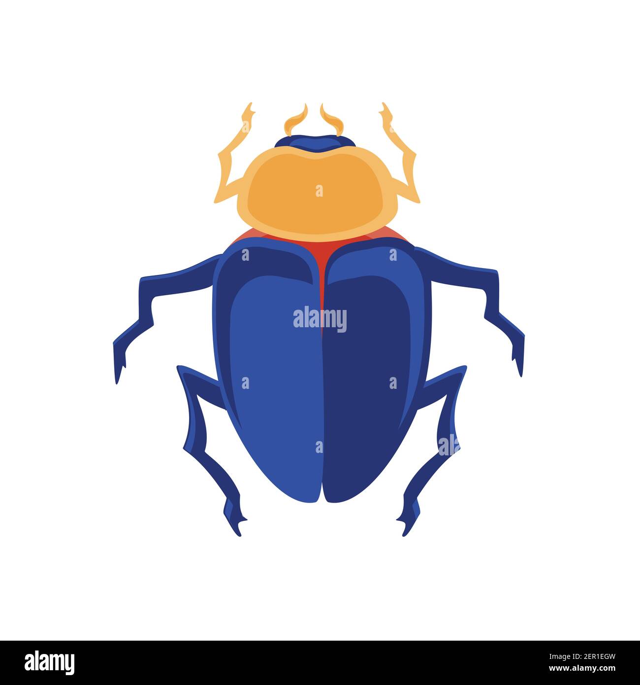 Vector illustration egyptian scarab beetle. Egyptian icons. Colorful ... Vector illustration egyptian scarab beetle. Egyptian icons. Colorful ...