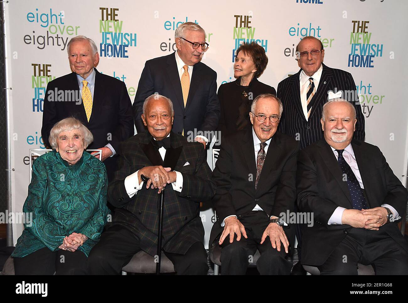The Eight Honorees, back row, John G Heimann, Roy Zuckerberg, Marilyn ...