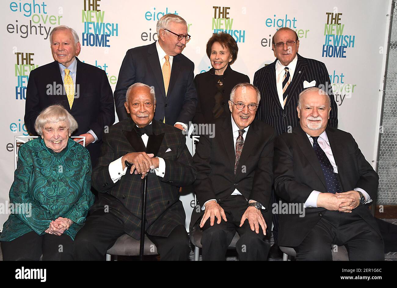 The Eight Honorees, back row, John G Heimann, Roy Zuckerberg, Marilyn ...
