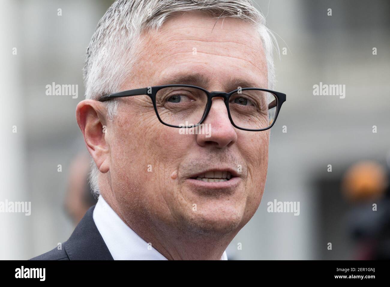 Houston Astros GM Jeff Luhnow, and other members of his team, met with ...