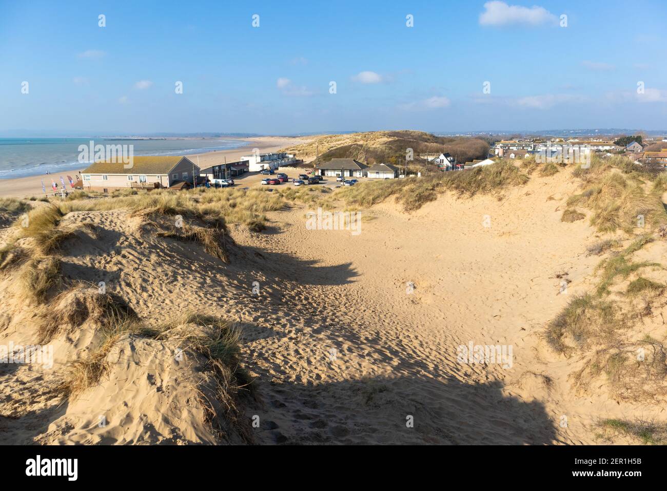 Camber sands beach and dunes, east sussex, uk Stock Photo - Alamy