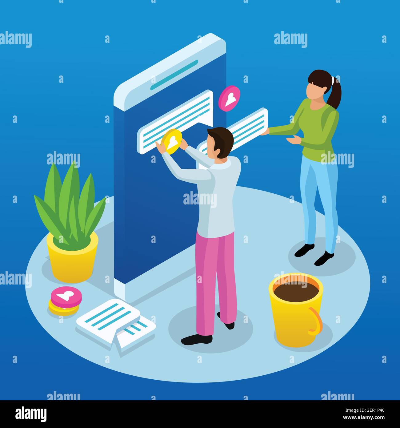 Mounting process Stock Vector Images - Alamy