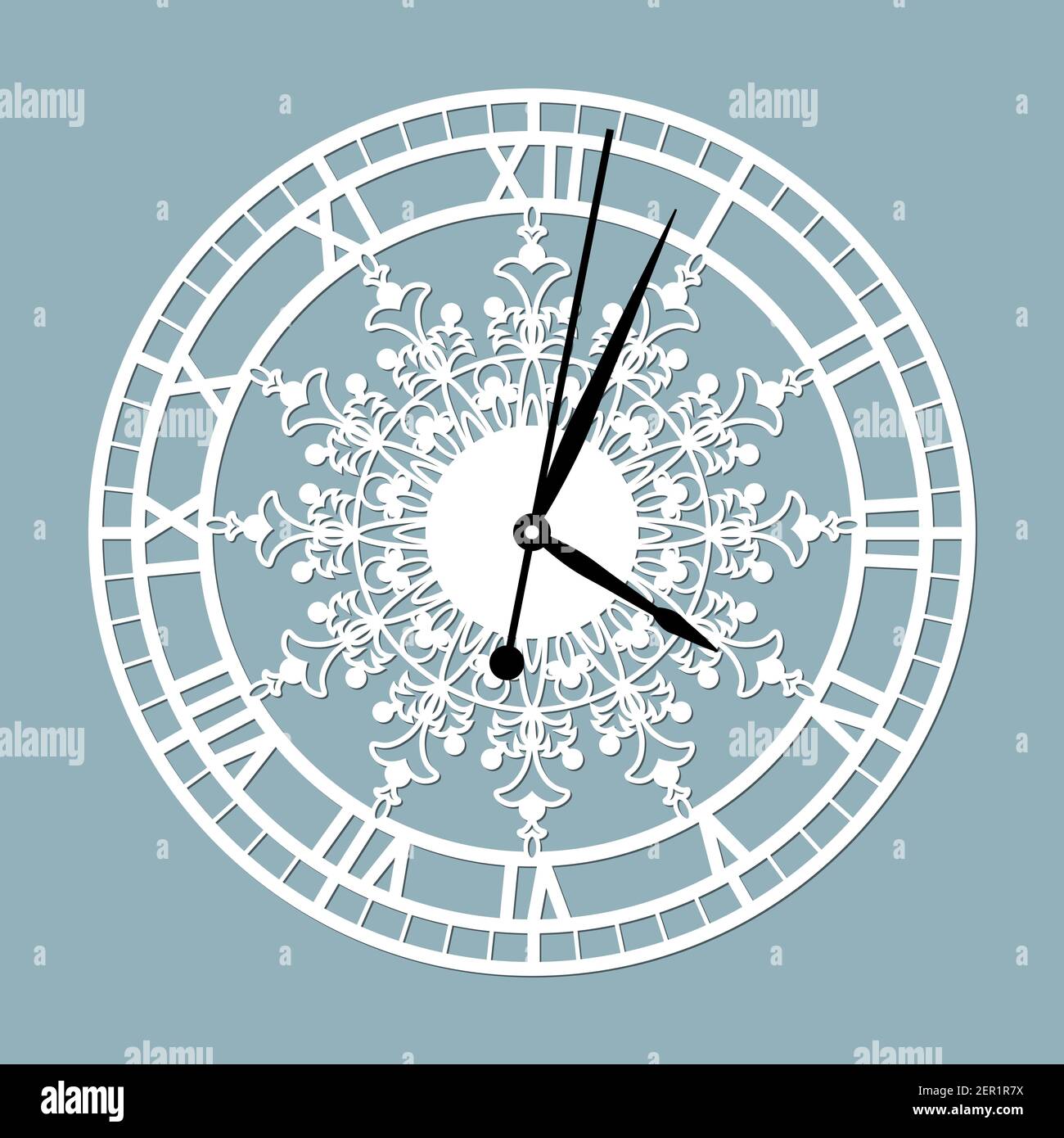 Roman Numerals Clock Face Template Simple Clock Face With Roman