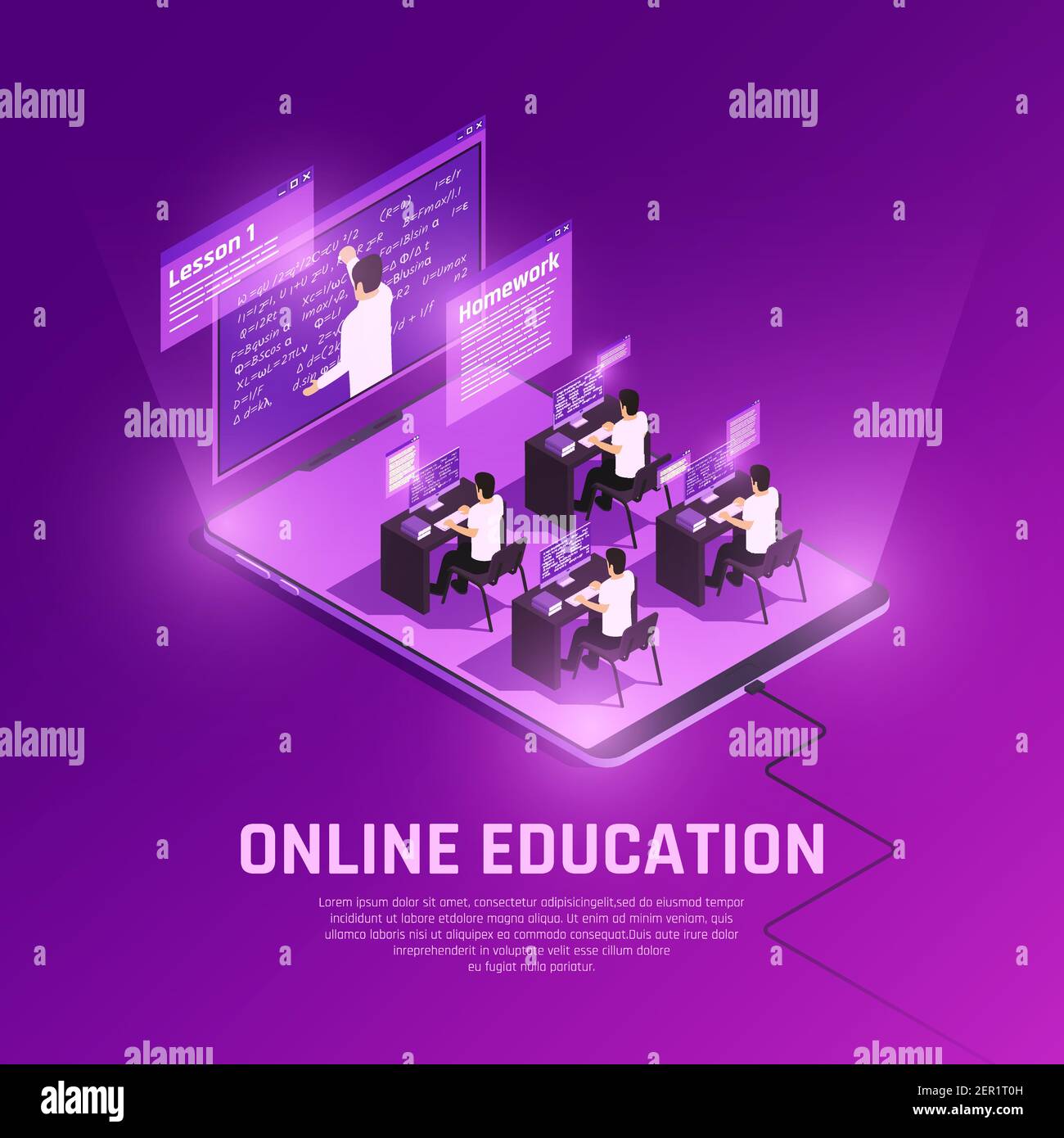 Hi tech devices Stock Vector Images - Alamy