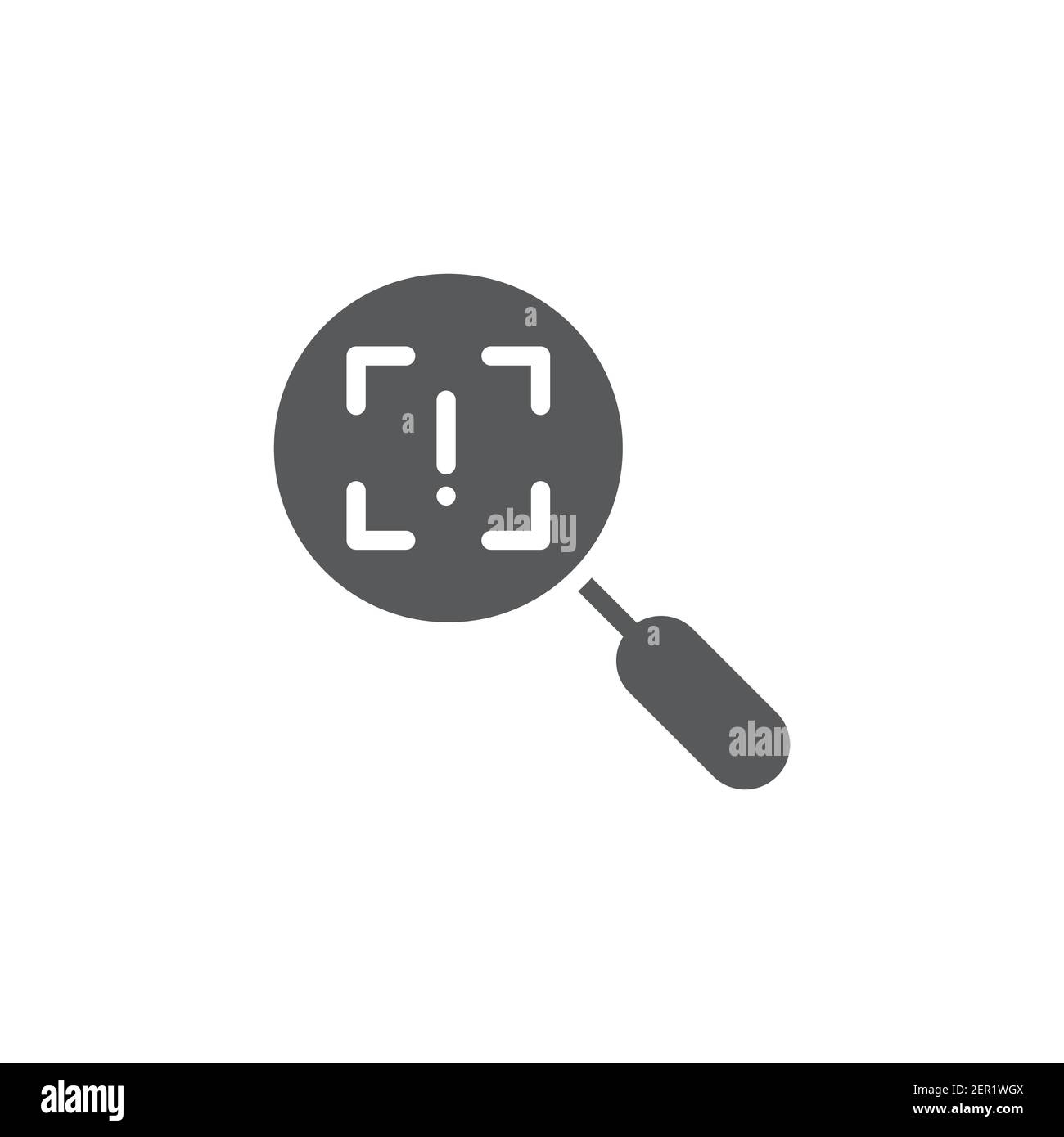 Risk Identification icon, color, line, outline vector sign, linear ...