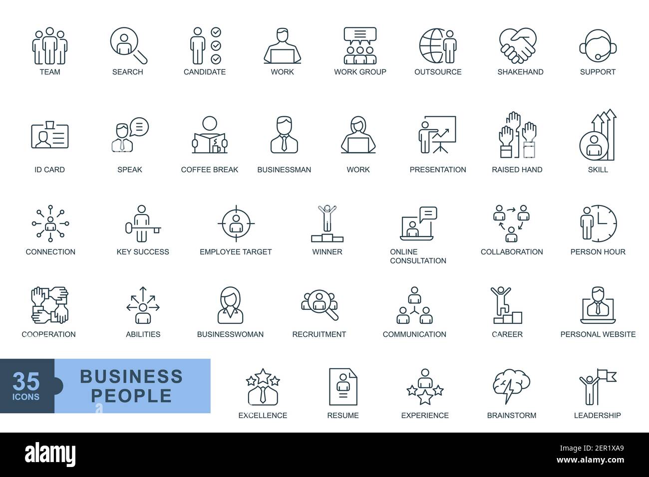 Human resources Stock Vector Images - Alamy