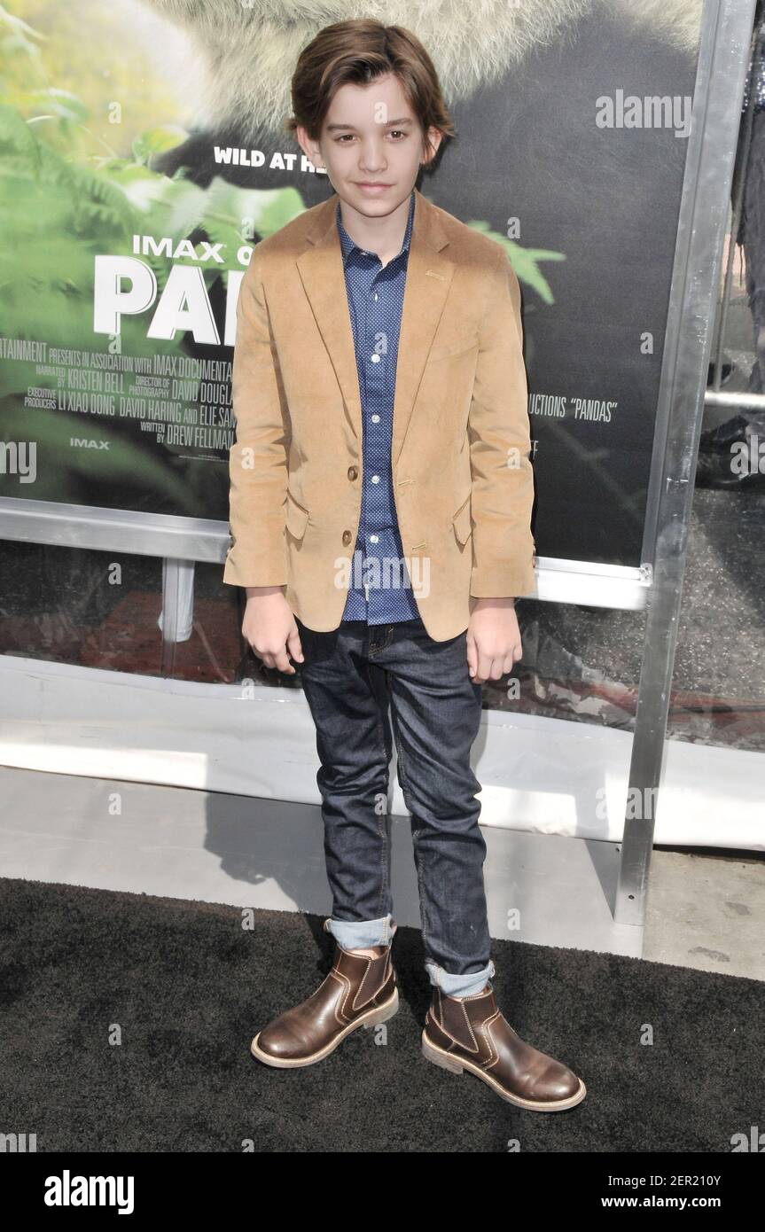 Prestyn Bates arrives at the IMAX Original Film "Pandas" World Premiere ...