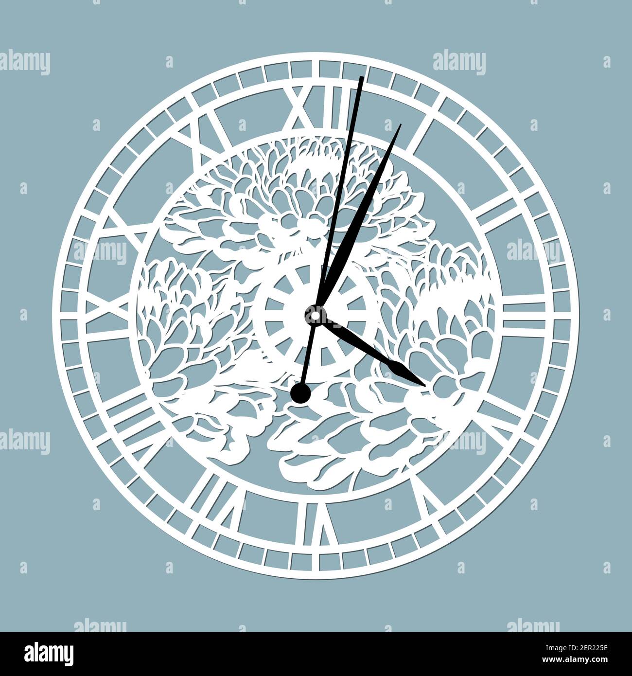 Vintage Clock Face Template