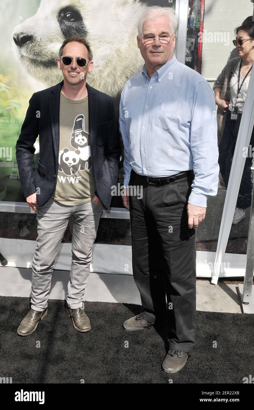 (L-R) Drew Fellman and David Douglas at the IMAX Original Film "Pandas ...
