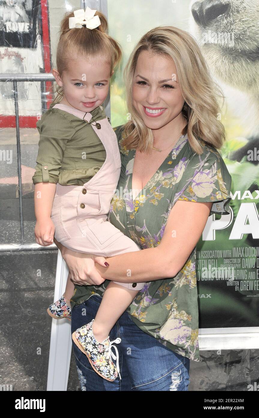 Jessica Hall arrives at the IMAX Original Film "Pandas" World Premiere ...