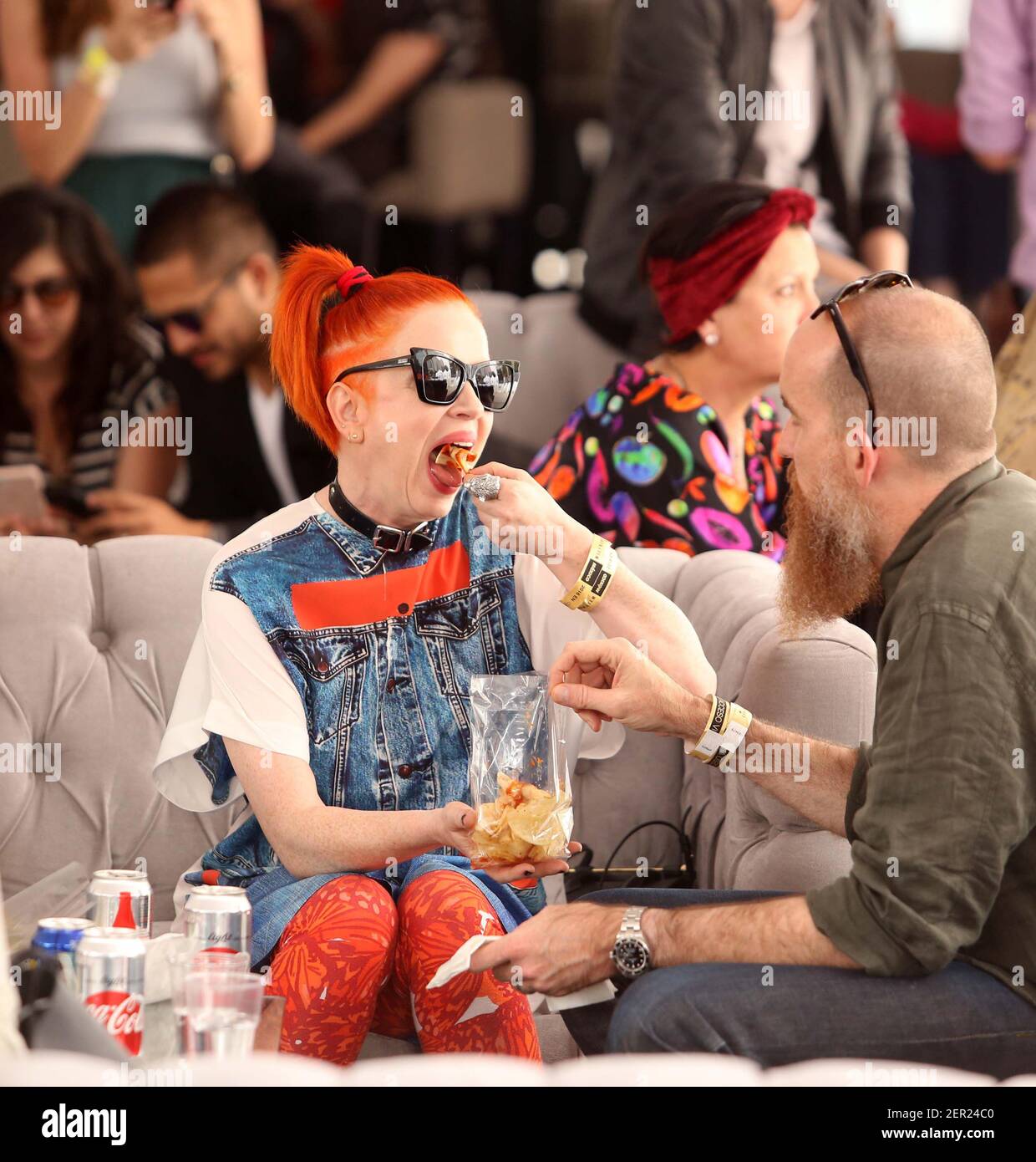 Shirley Manson, main singer of the band Garbage appears at "Liberatum ...
