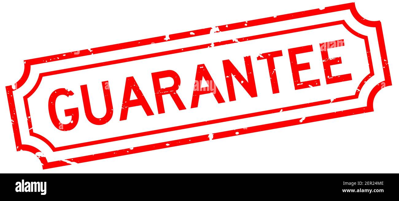 Grunge red guarantee word square rubber seal stamp on white background Stock Vector Image & Art ...