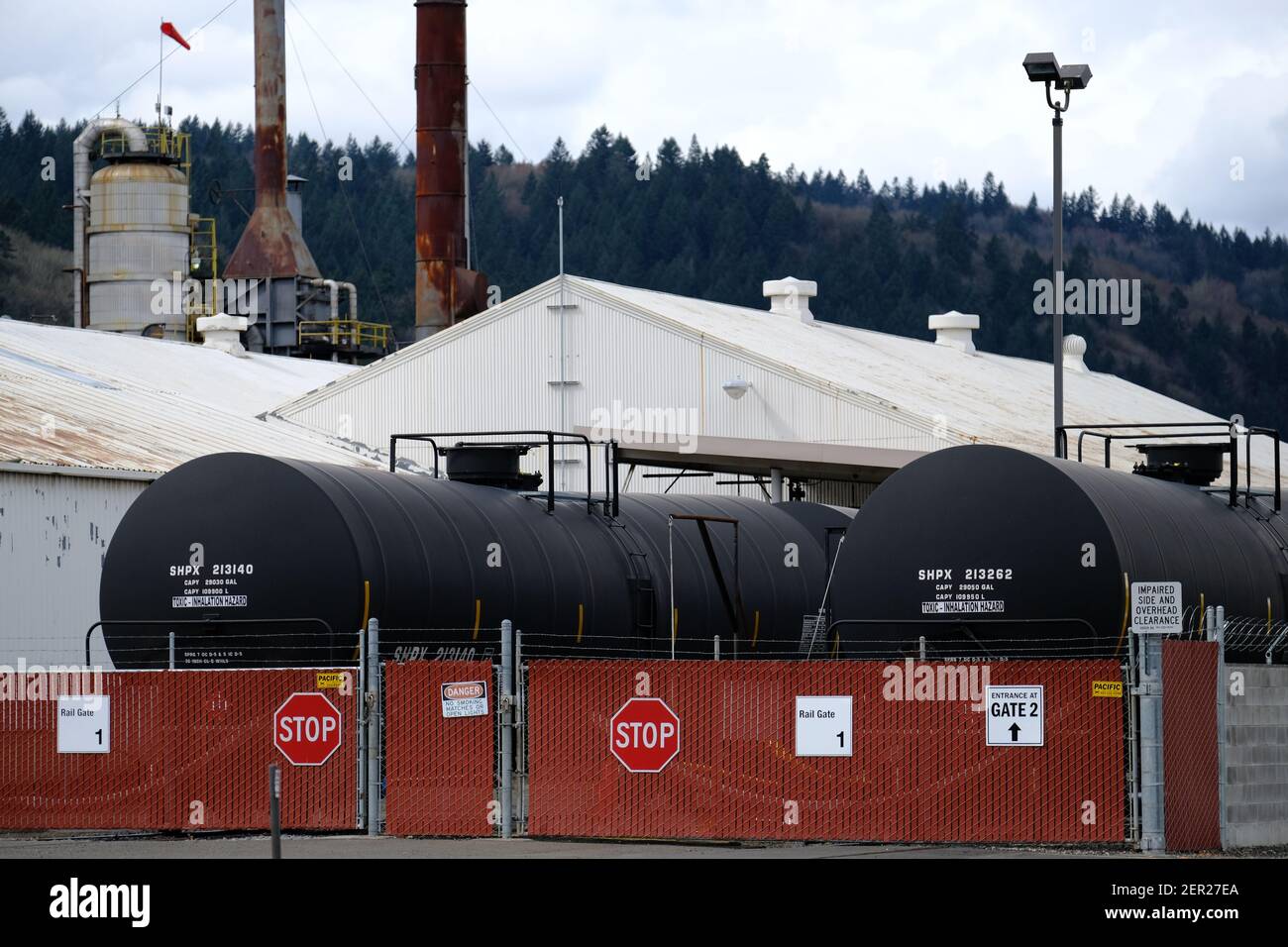 DOT-117 rail tank cars are pictured at Zenith Energy's facility in ...