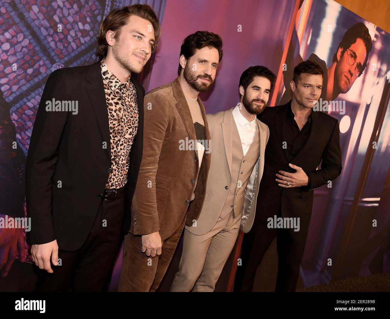 LOS ANGELES, CA - MARCH 19: (L-R) Cody Fern, Edgar Ramirez, Darren ...