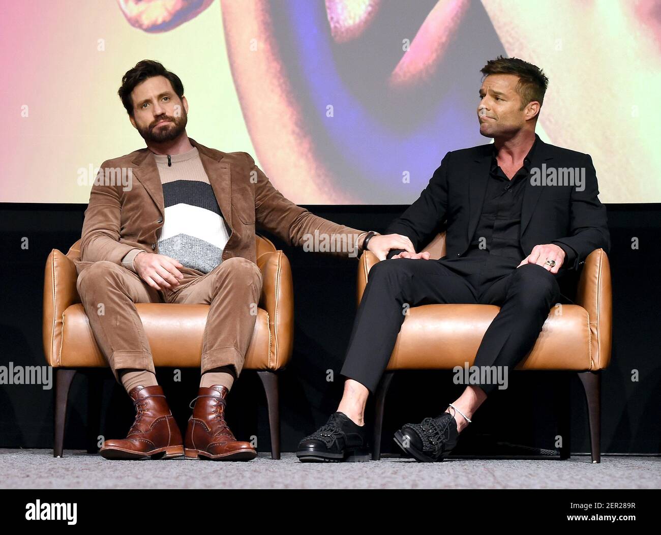 LOS ANGELES, CA - MARCH 19: (L-R) Cast members Edgar Ramirez and Ricky ...