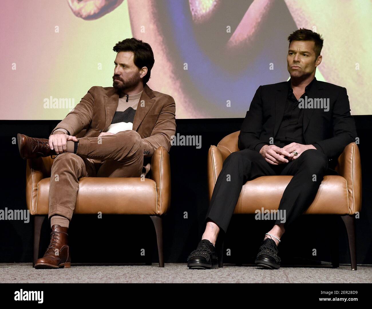 LOS ANGELES, CA - MARCH 19: (L-R) Cast members Edgar Ramirez and Ricky ...