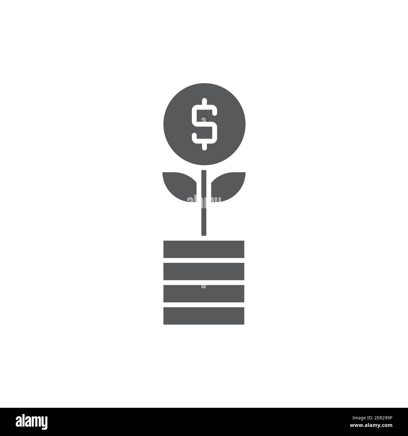 revenue concept icon, color, line, outline vector sign, linear style ...