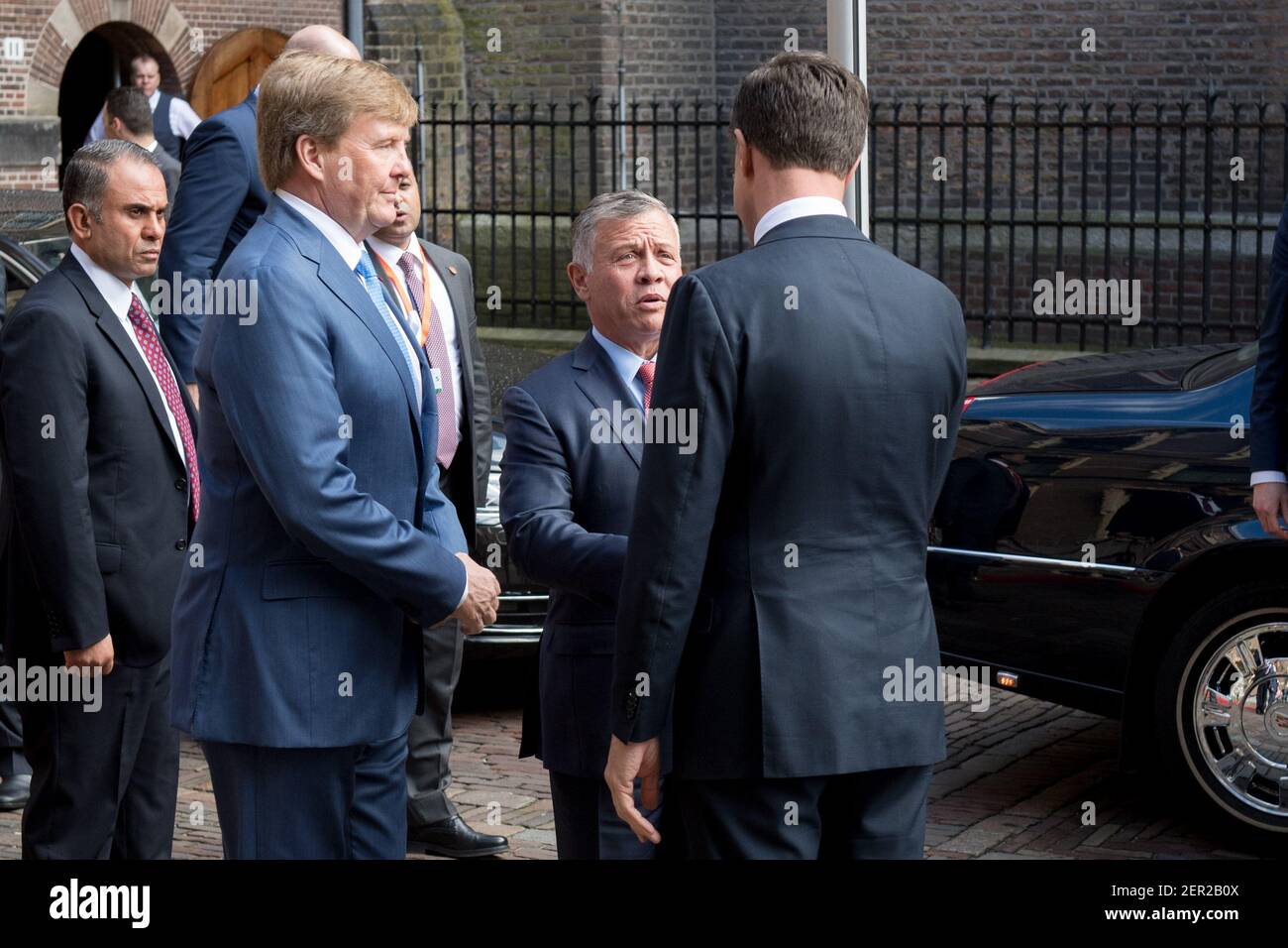 King Willem Alexander of the Netherlds, King Abdullah II of Jordan ...