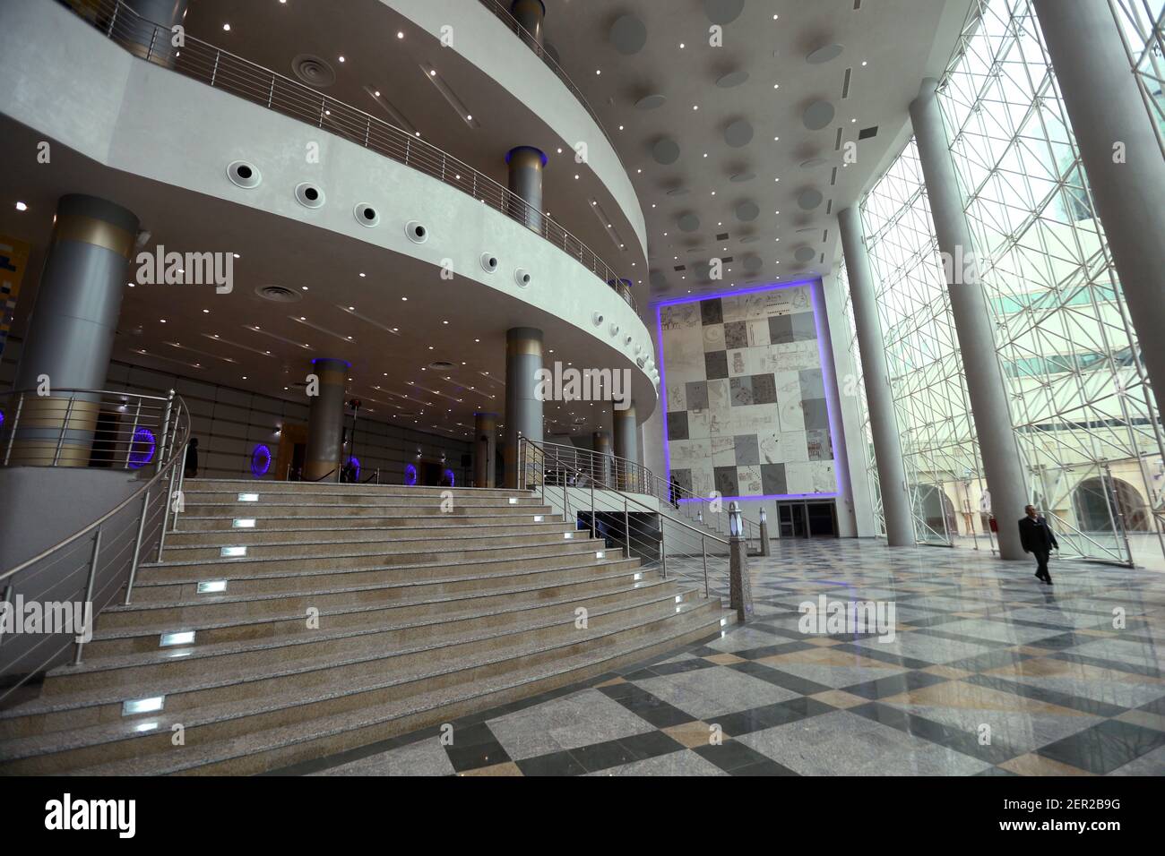 Inside view of the opera section in the new building Tunis the City of ...