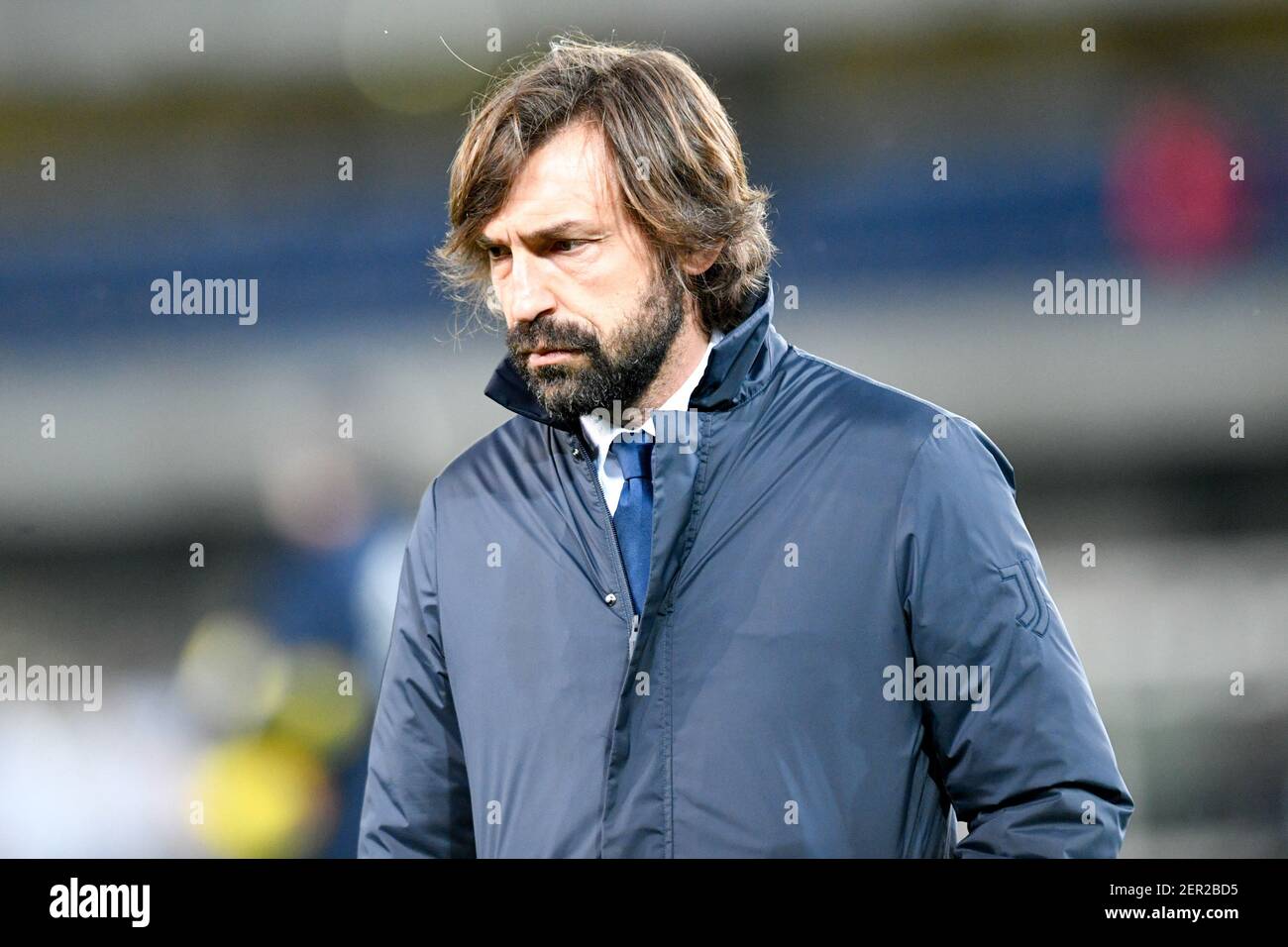 Verona, Italy. 27th Feb, 2021. Andrea Pirlo (Coach Juventus FC) during ...