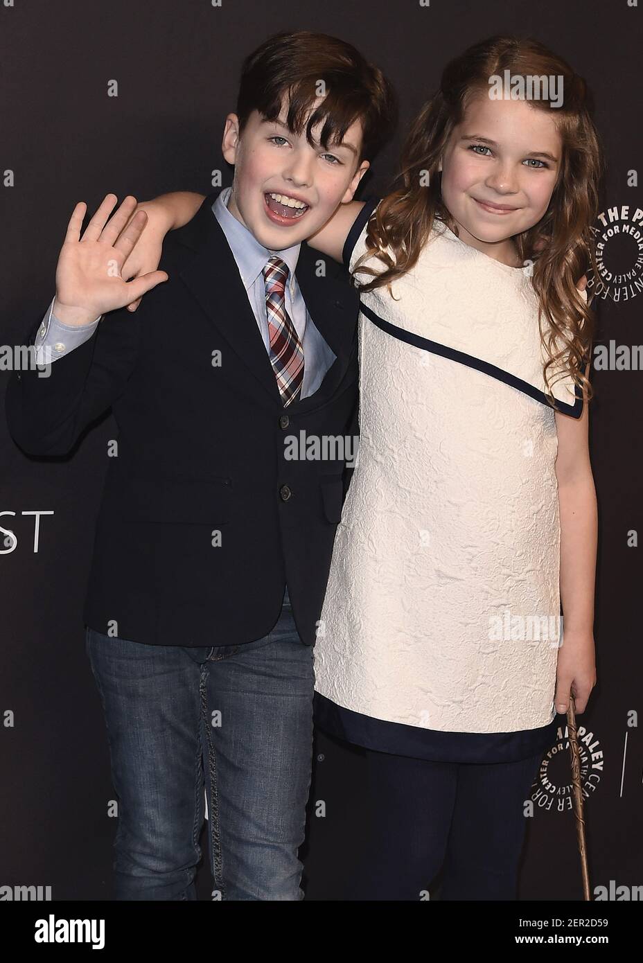 Hollywood Ca March 21 Iain Armitage And Raegan Revord At Paleyfest