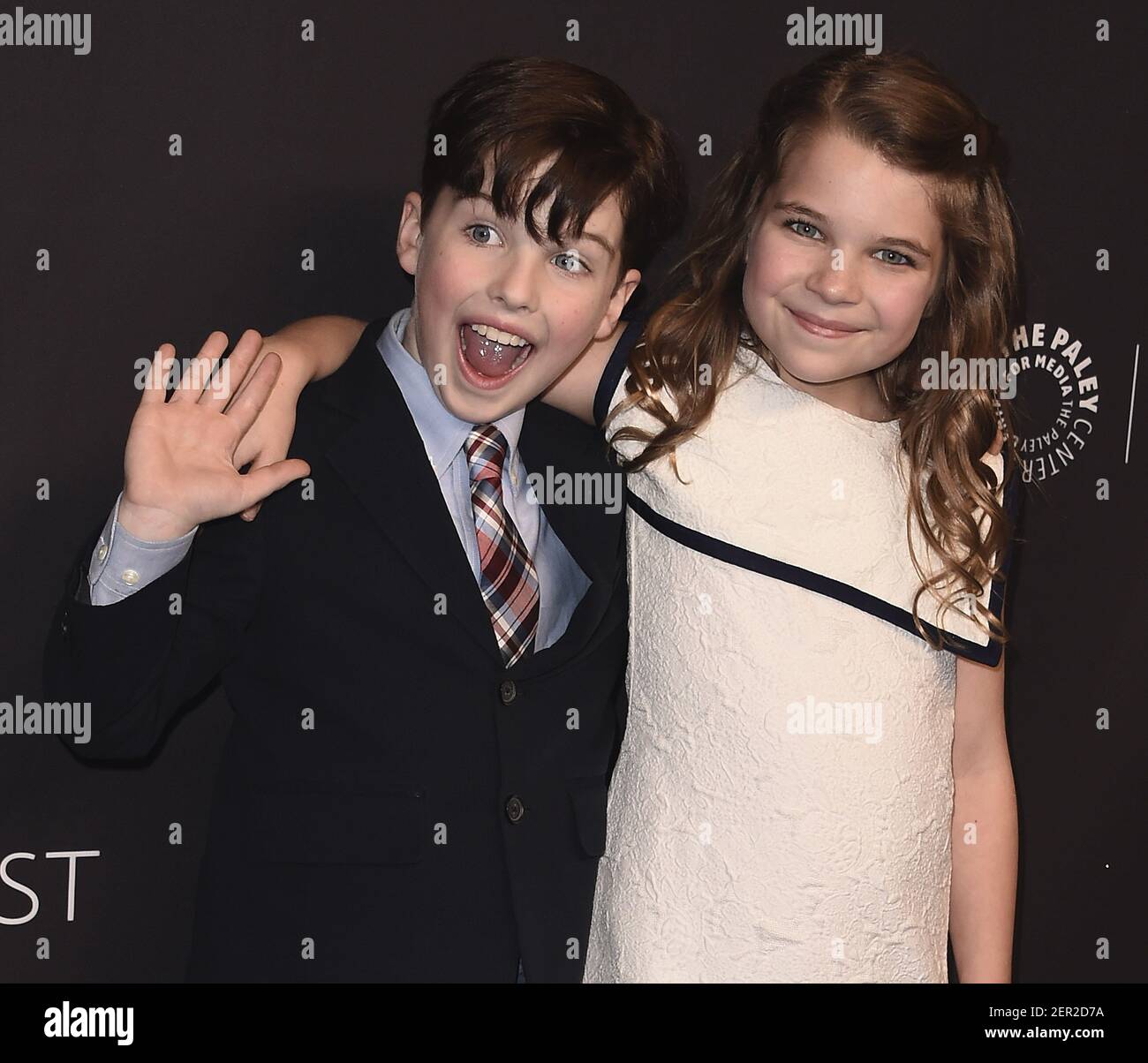 Hollywood Ca March 21 Iain Armitage And Raegan Revord At Paleyfest