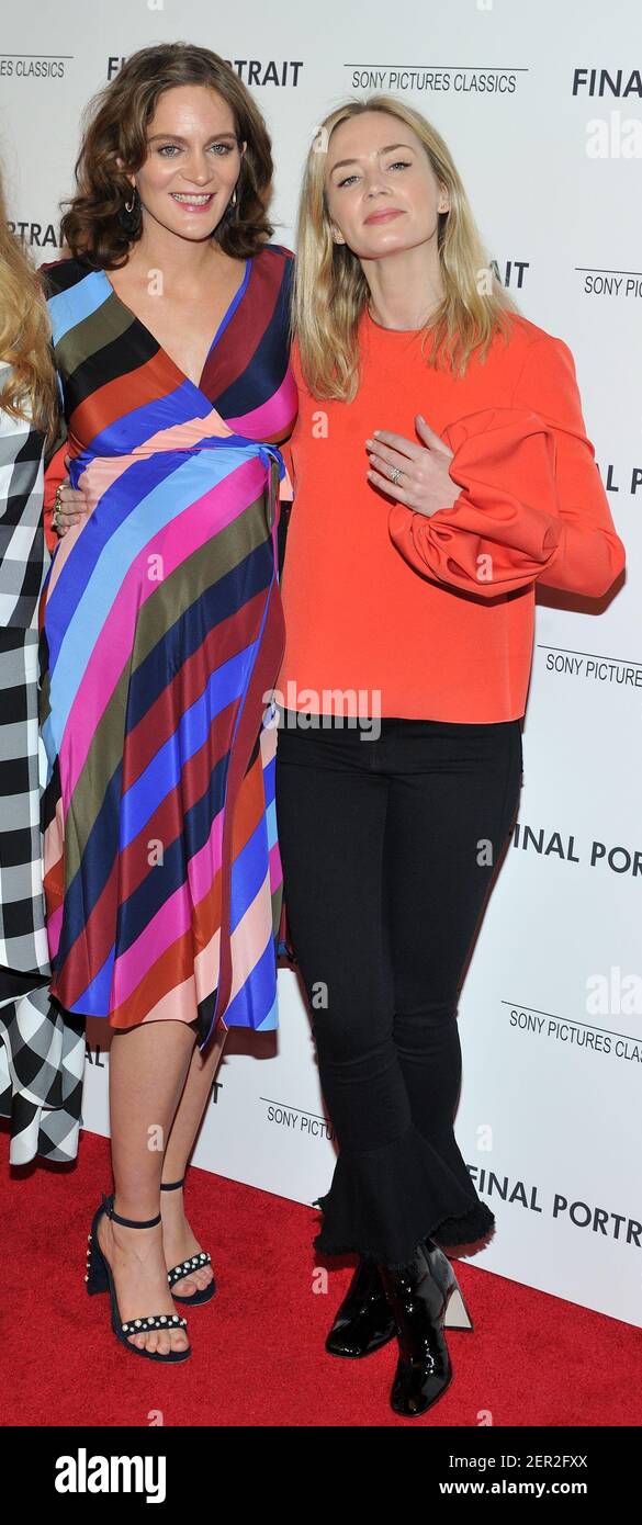 L-R: Agent Felicity Blunt and actress Emily Blunt attend a special ...