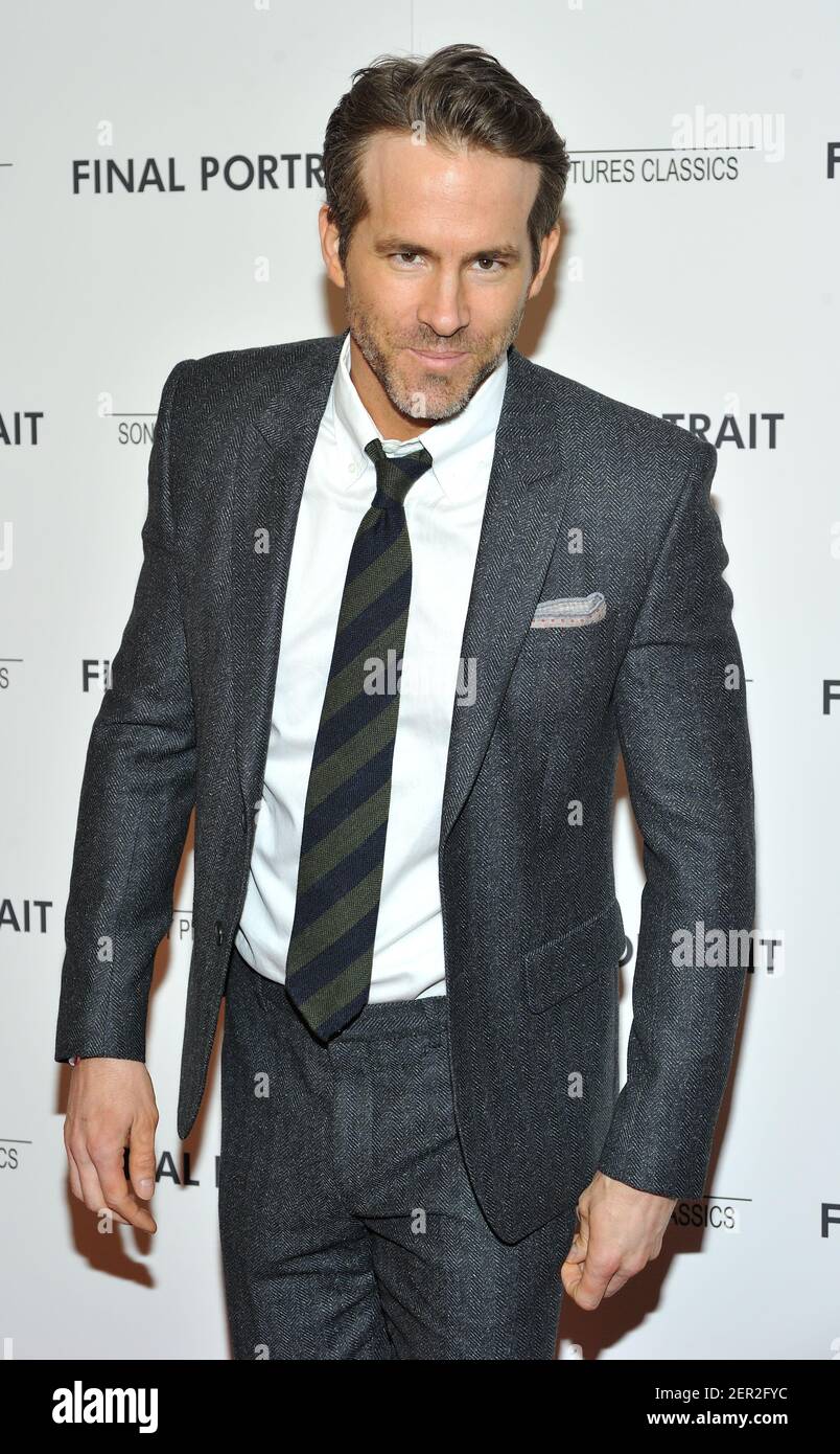 Actor Ryan Reynolds attends a special screening of "Final Portrait" at ...