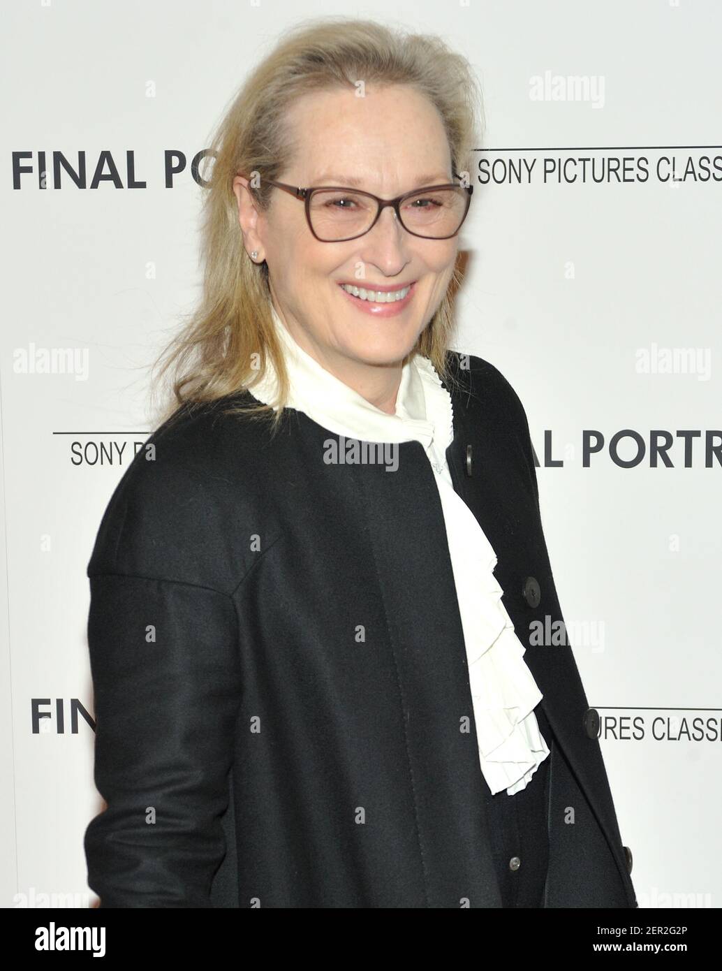 Actress Meryl Streep attends a special screening of "Final Portrait" at ...