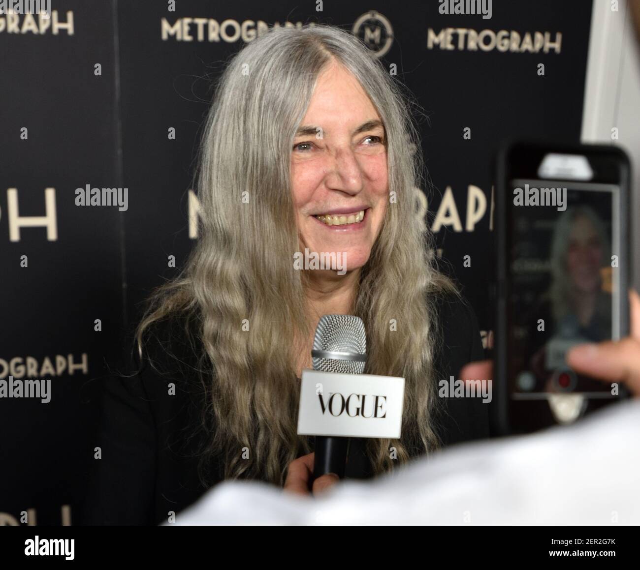 Musician Patti Smith attends the Metrograph 2nd Anniversary Party at ...