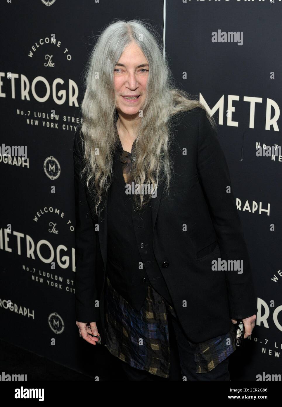 Musician Patti Smith attends the Metrograph 2nd Anniversary Party at ...