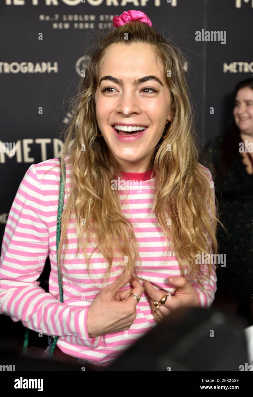 Actress/DJ Chelsea Leyland attends the Metrograph 2nd Anniversary Party ...