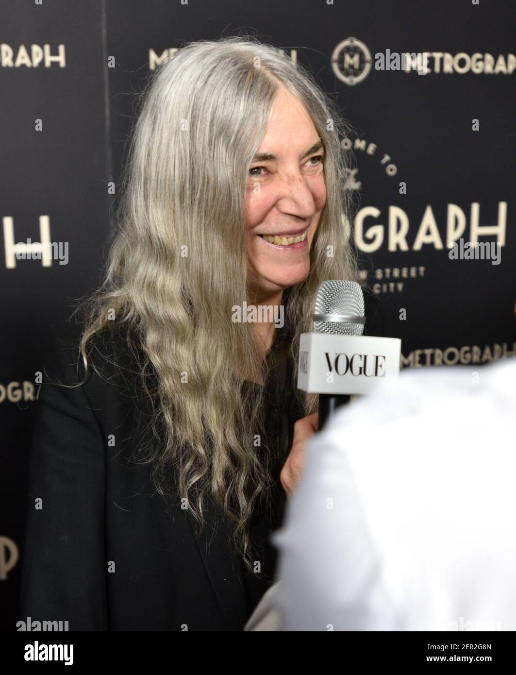 Musician Patti Smith attends the Metrograph 2nd Anniversary Party at ...