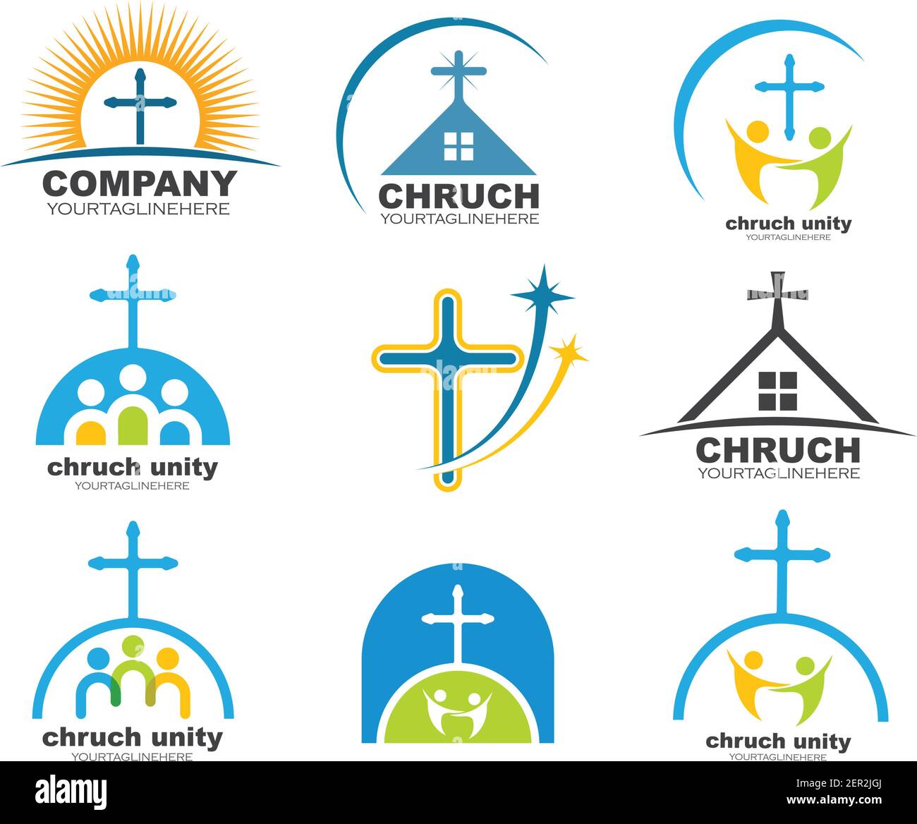 Hospital Saint Stock Vector Images Alamy