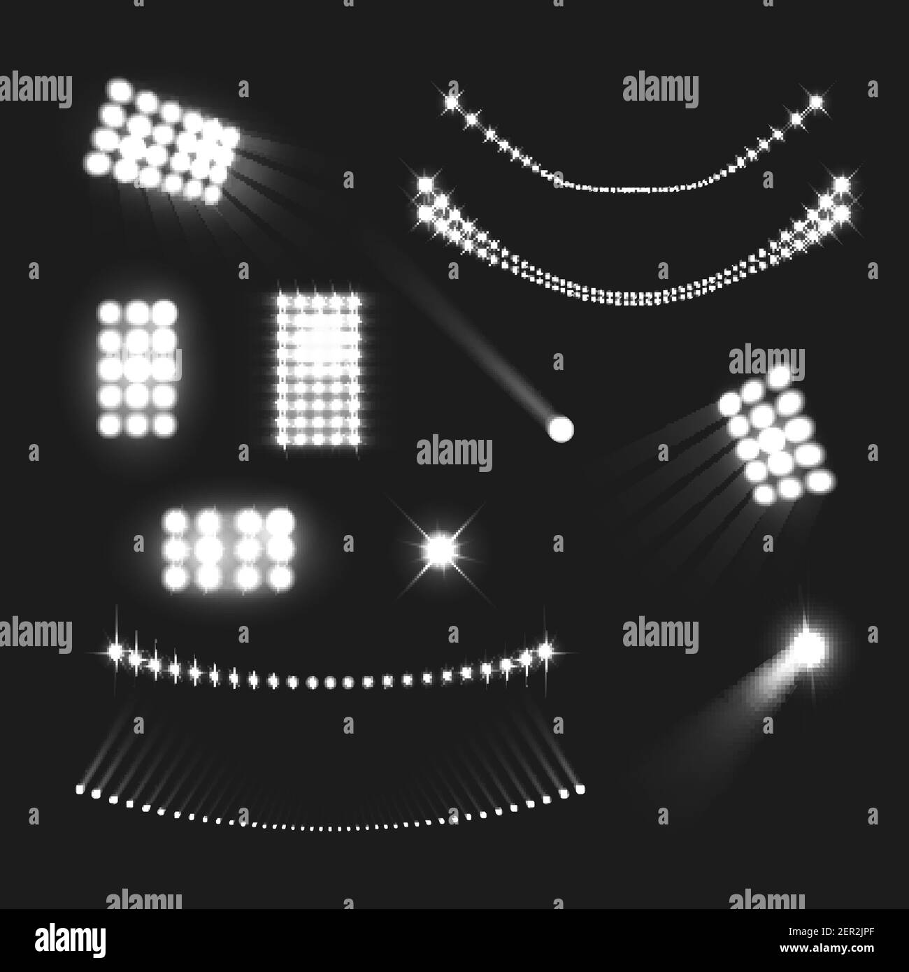 Technology stadium lights Stock Vector Images - Alamy
