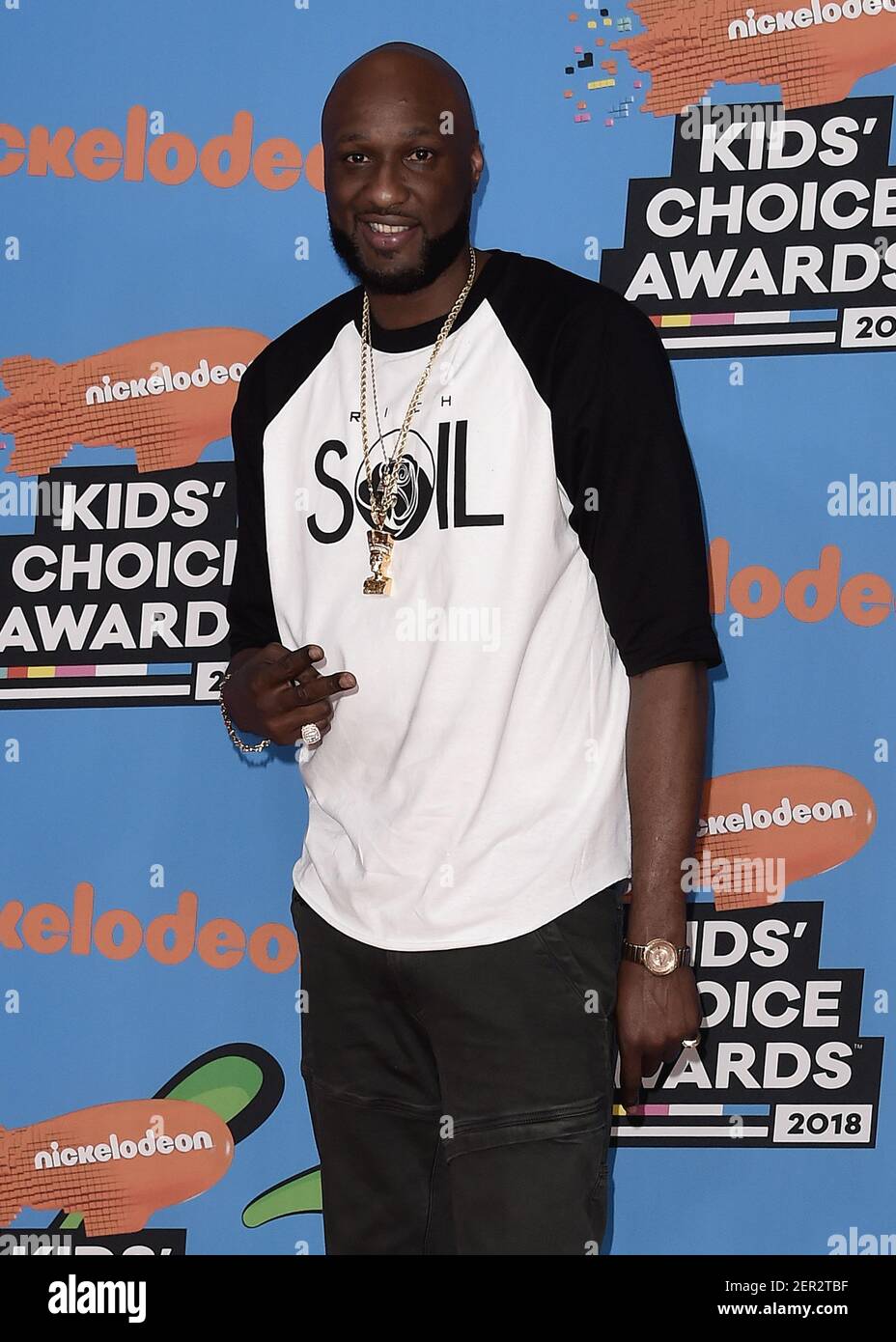 LOS ANGELES, CA - MARCH 24: Lamar Odom at Nickelodeon's 2018 Kids ...
