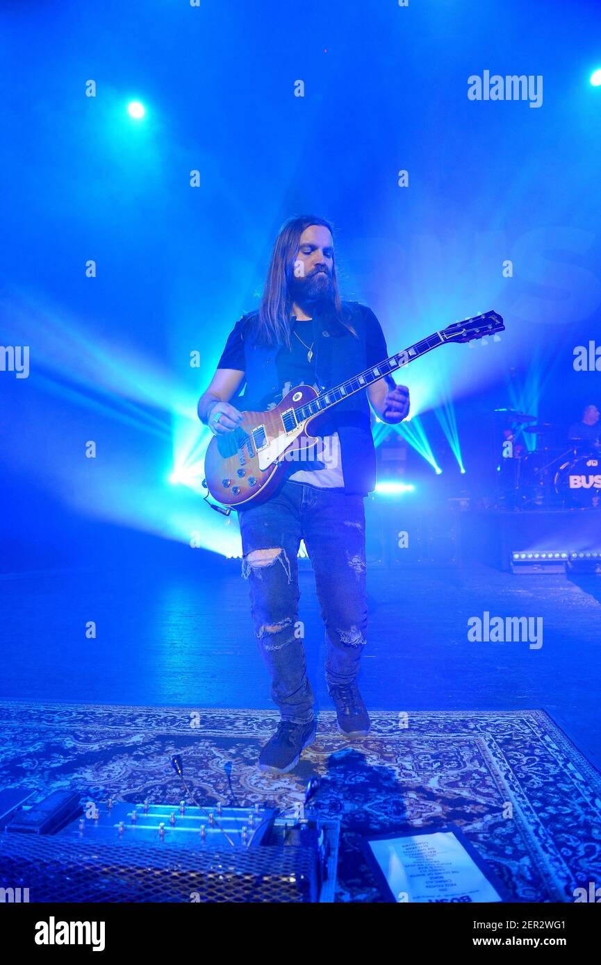 Chris Traynor of British rock band Bush performs at Fillmore Miami ...