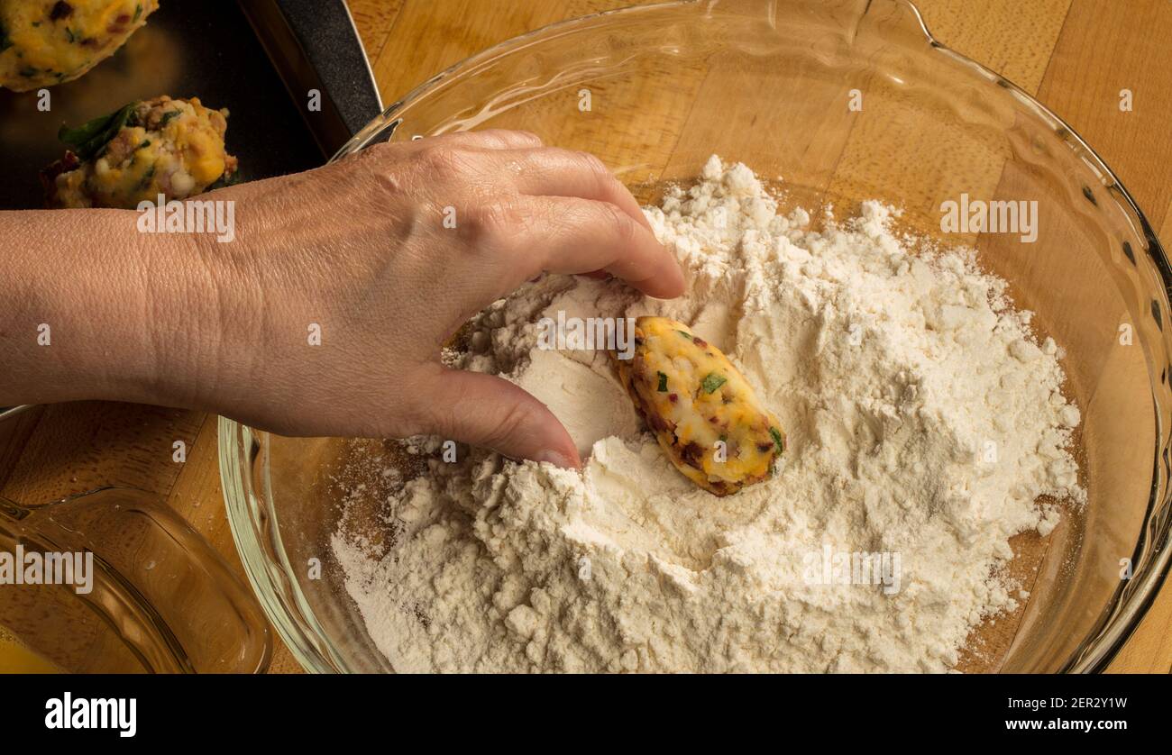 Dip into flour, coating all sides. (Zbigniew Bzdak/Chicago Tribune/TNS ...