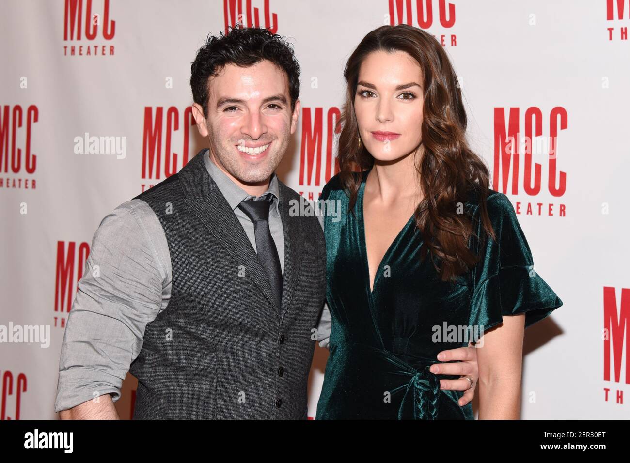Jarrod Spector and Kelli Barrett attend MCC Theater Presents Miscast ...
