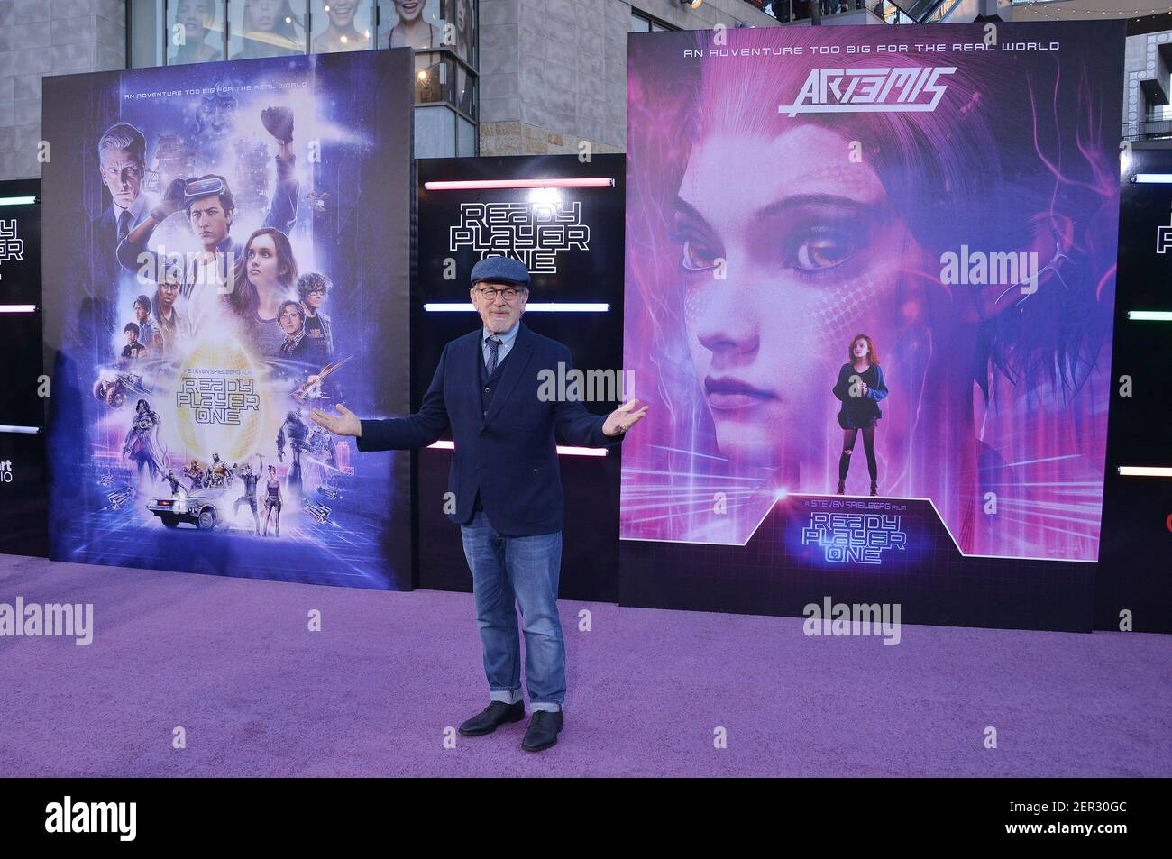 Steven Spielberg arrives at the "Ready Player One" Los Angeles Premiere ...