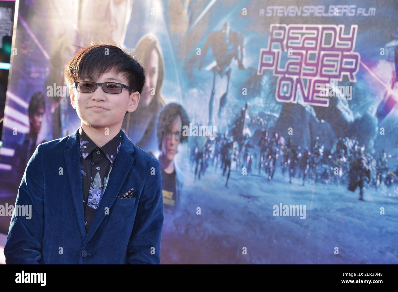 Philip Zhao arrives at the "Ready Player One" Los Angeles Premiere held ...